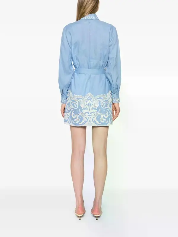 ALEMAIS Arion Linen Mini Dress