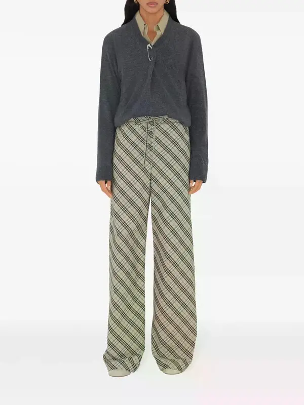 Burberry Vintage Check Cotton Trousers