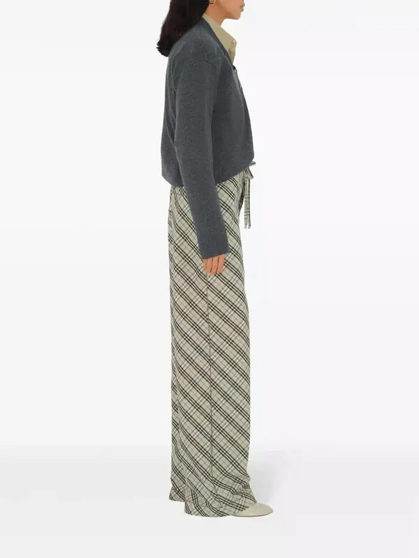 Burberry Vintage Check Cotton Trousers