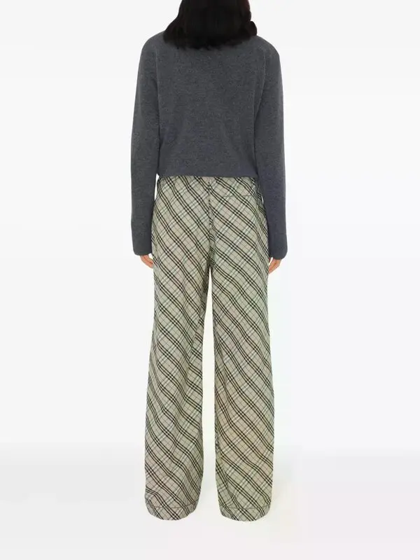 Burberry Vintage Check Cotton Trousers