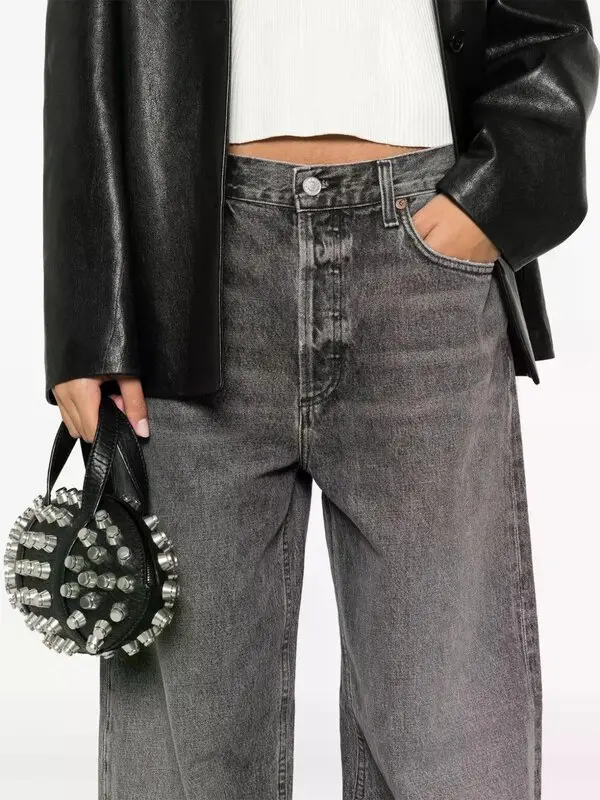AGOLDE Low-rise Wide Leg Jeans