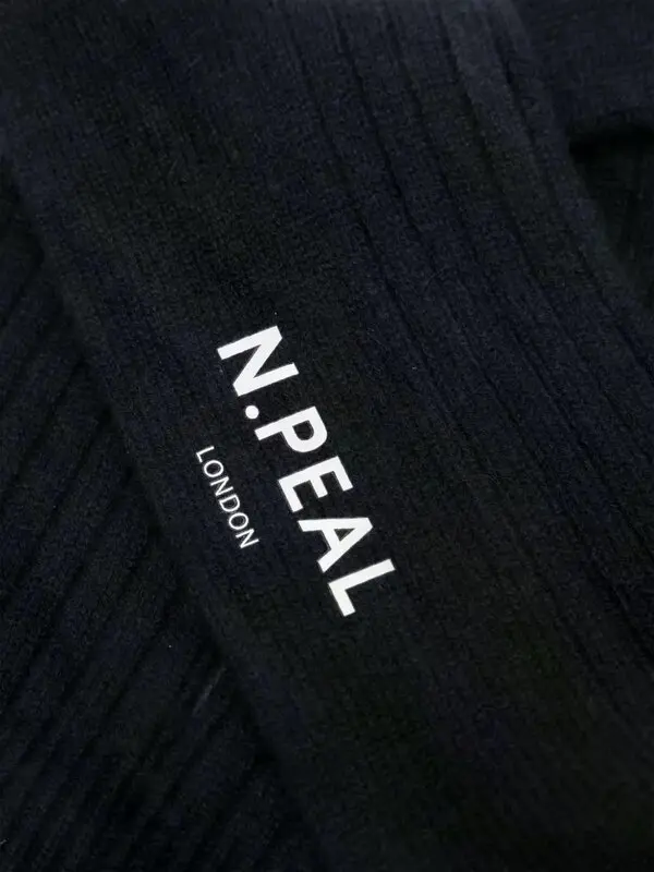 N.peal Ribbed Cashmere Ankle Socks