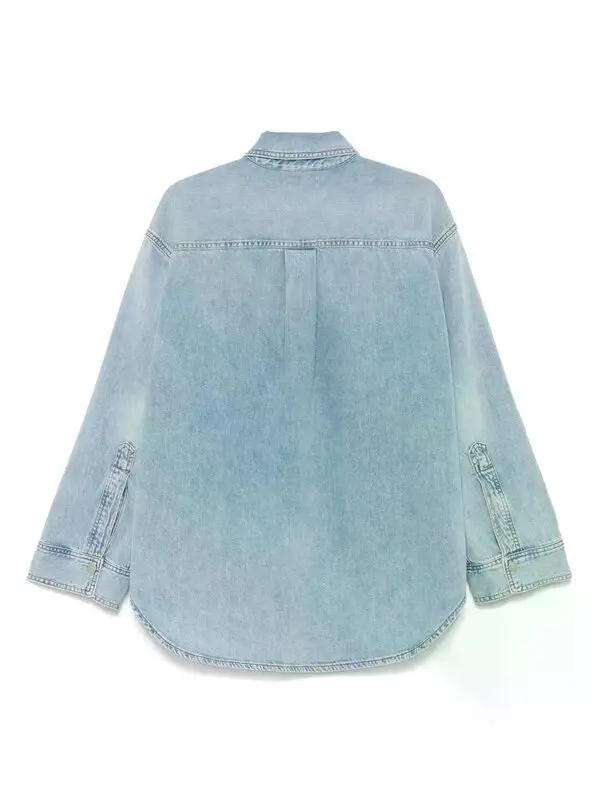 HAIKURE Denim Shirt With Press-stud Fastening