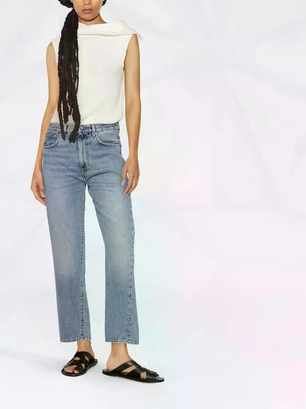 TOTEME Twisted-seam Straight Jeans
