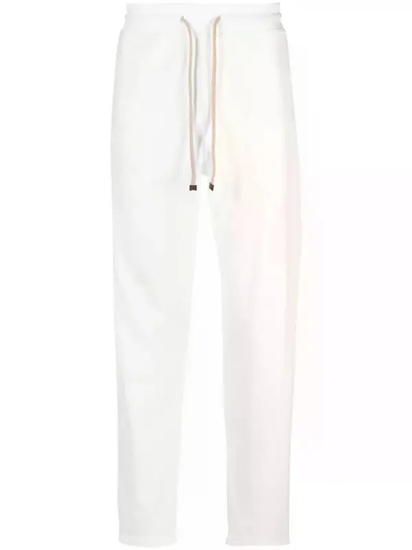 Brunello Cucinelli Tapered Cotton Drawstring Trousers