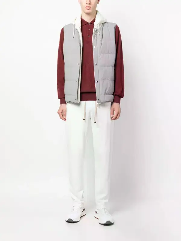 Brunello Cucinelli Tapered Cotton Drawstring Trousers