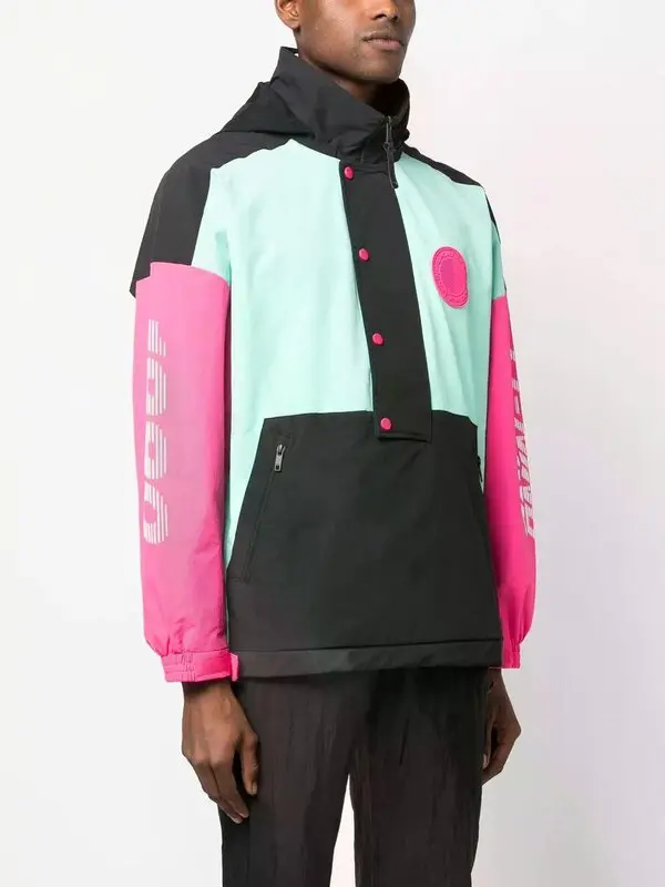LI-NING Logo Print Hooded Jacket