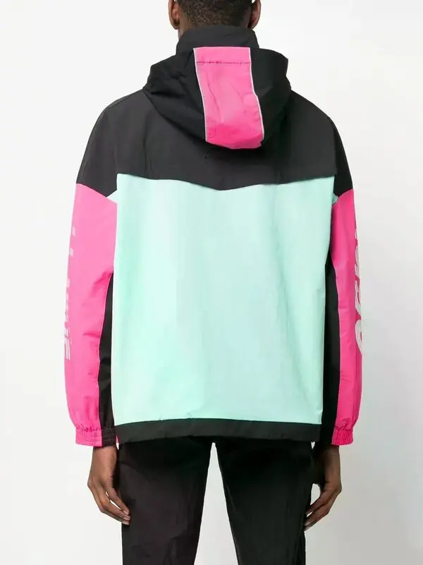 LI-NING Logo Print Hooded Jacket