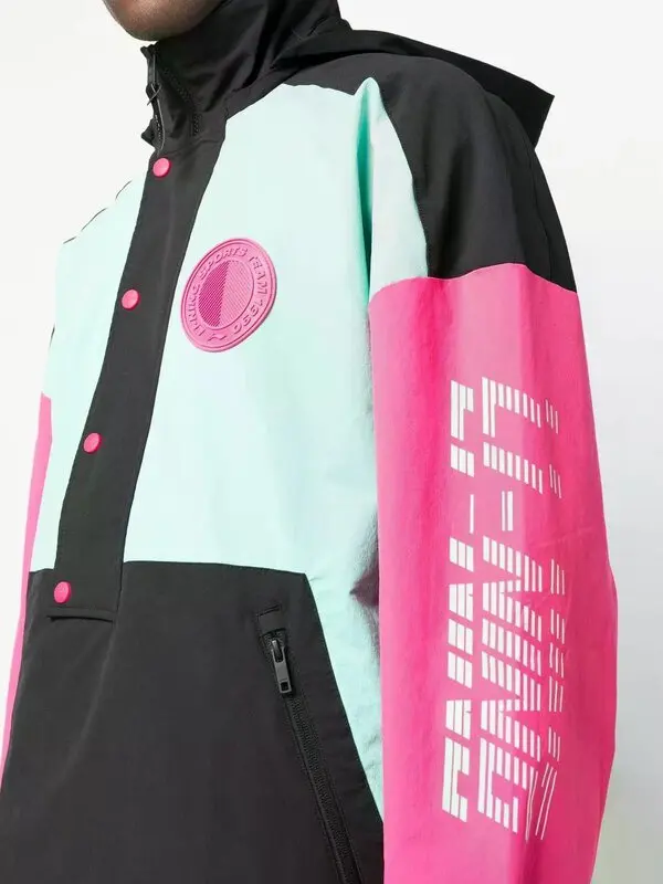 LI-NING Logo Print Hooded Jacket