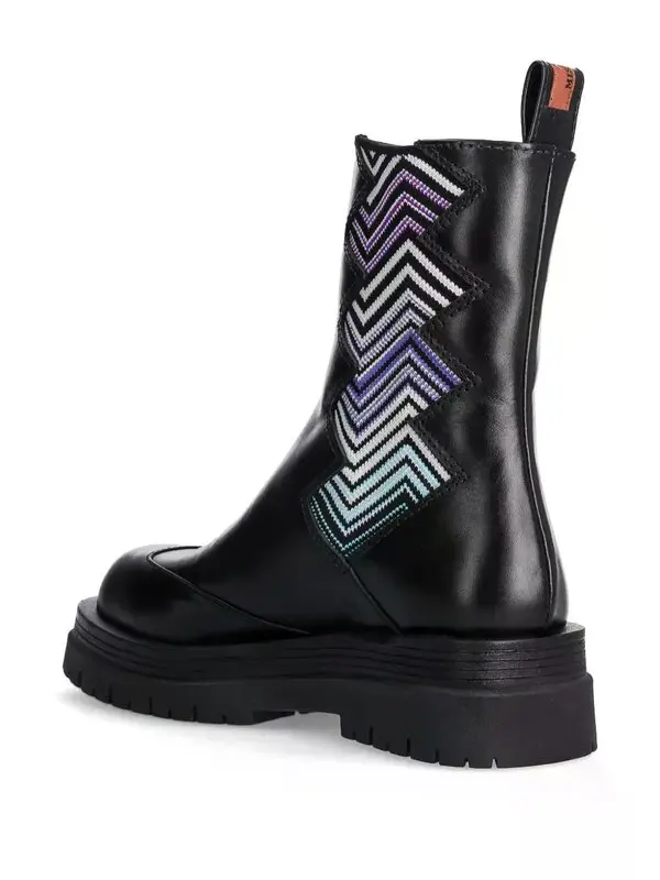 Missoni Zigzag Detail Chelsea Boots