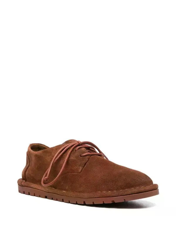 Marsèll Sancrispa Suede Derby Shoes - Brown