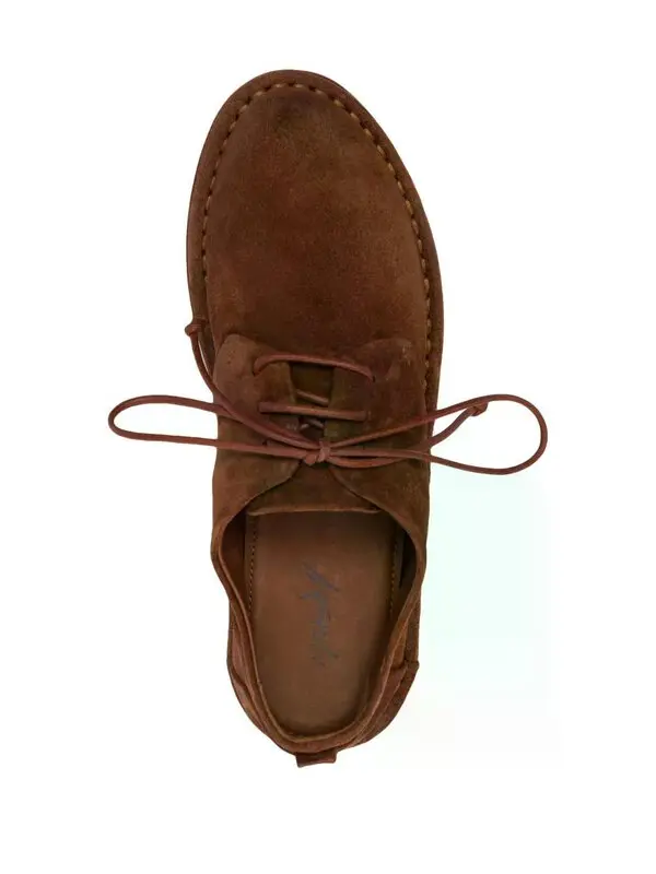Marsèll Sancrispa Suede Derby Shoes - Brown
