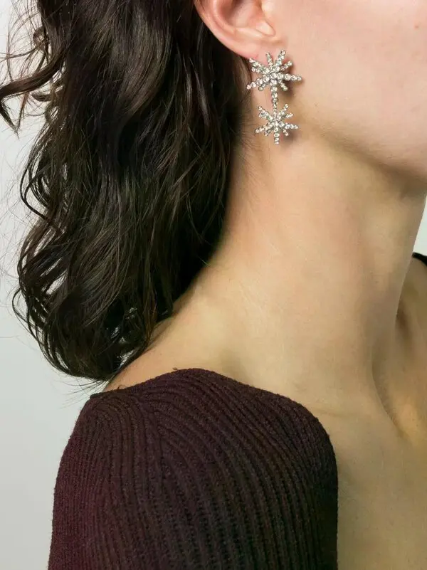 Maje Star Drop Earrings