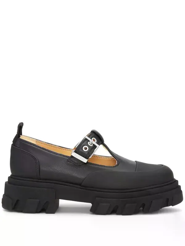 GANNI Cleated Mary Jane Shoes