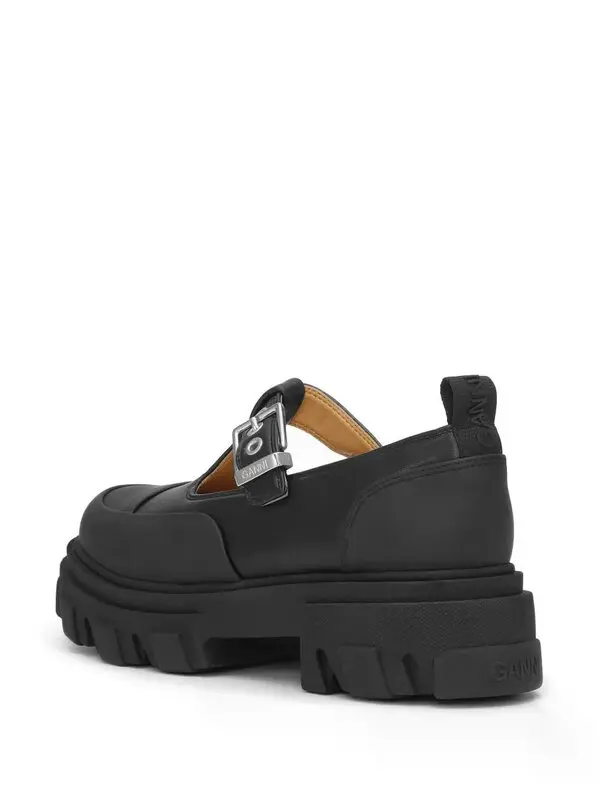 GANNI Cleated Mary Jane Shoes