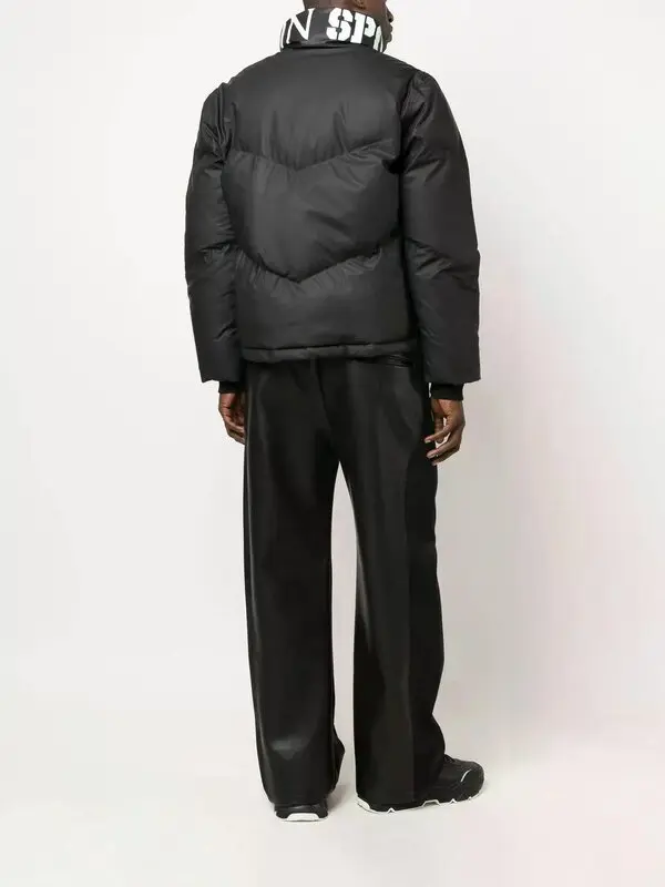 PLEIN SPORT Logo-print Puffer Jacket