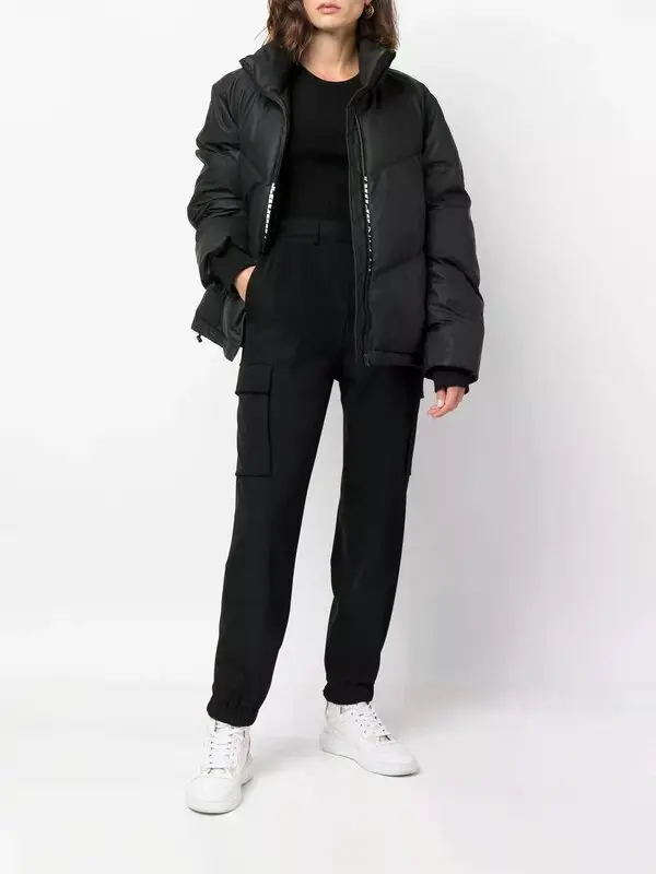 PLEIN SPORT Logo-print Puffer Jacket