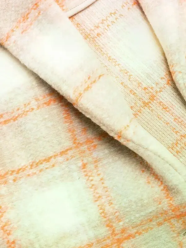 Woolrich Checked Single-breasted Coat
