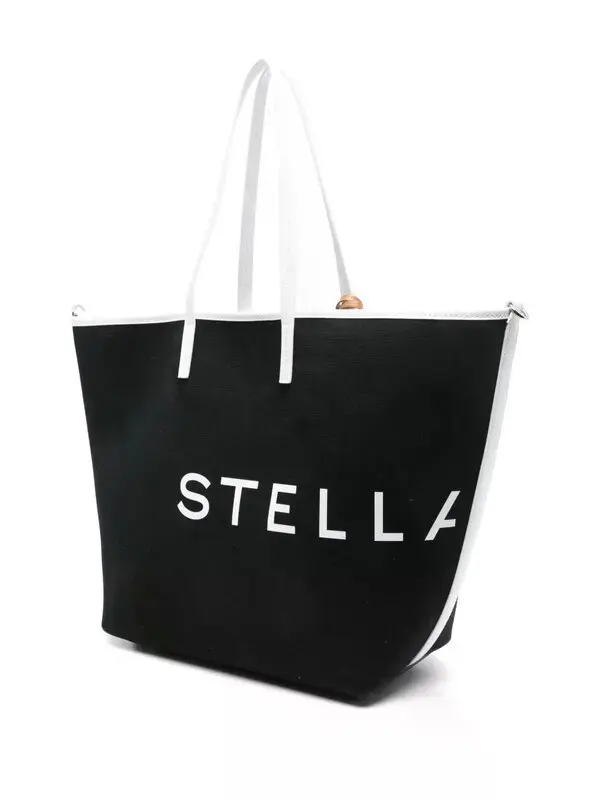 Stella McCartney Logo-print Tote Bag - Black