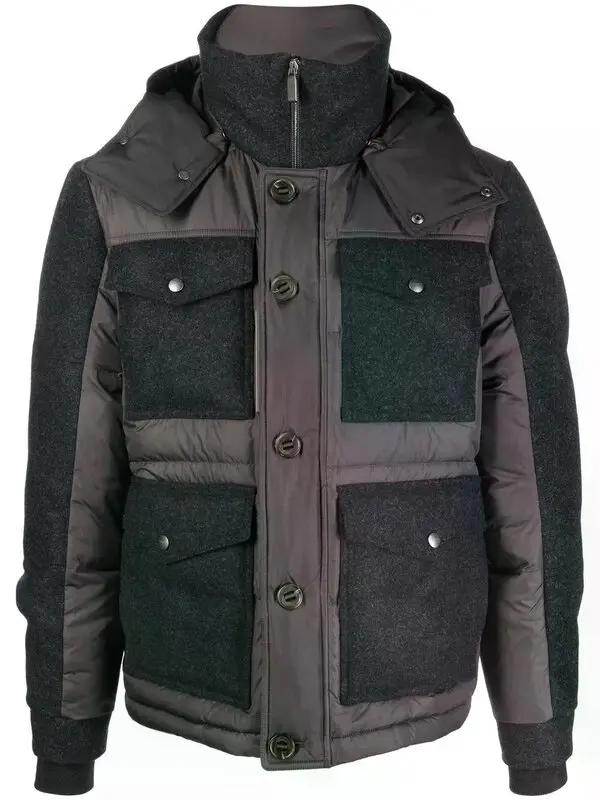 Canali Hooded Padded Jacket
