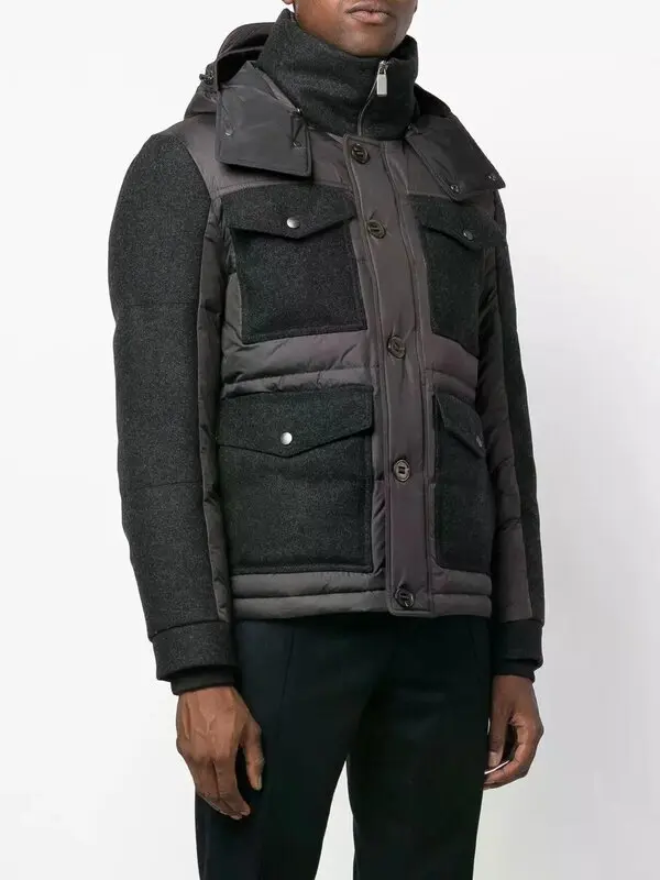 Canali Hooded Padded Jacket