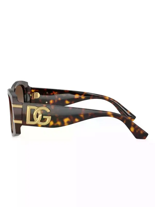 Dolce & Gabbana Geometric-frame Sunglasses - Green