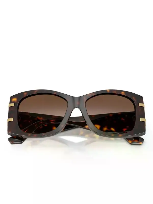 Dolce & Gabbana Geometric-frame Sunglasses - Green