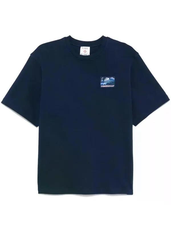 Casablanca Logo-patch T-shirt