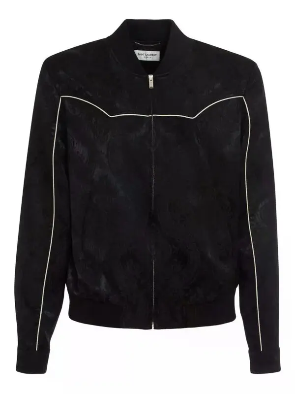 Saint Laurent Paisley-print Bomber Jacket