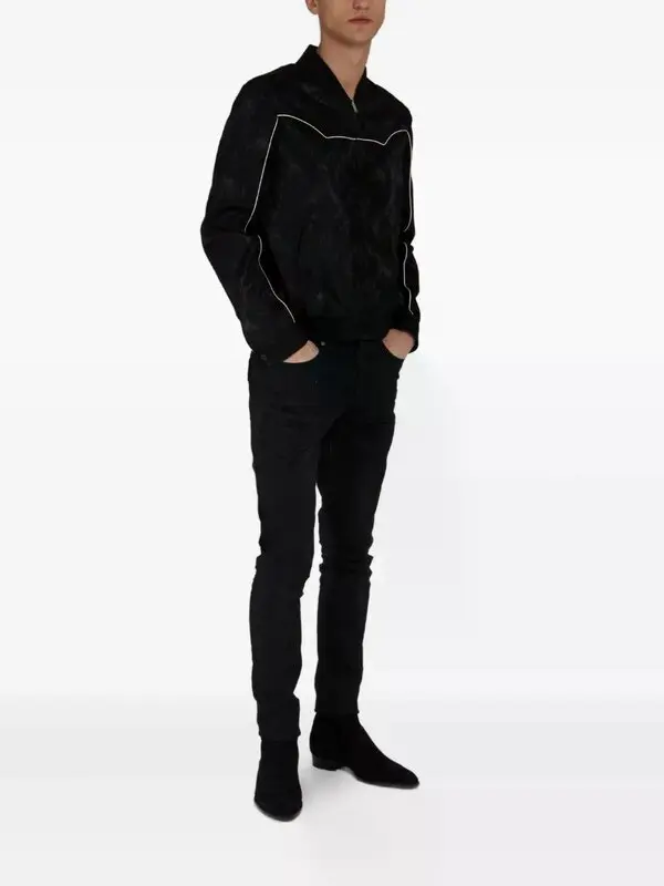 Saint Laurent Paisley-print Bomber Jacket