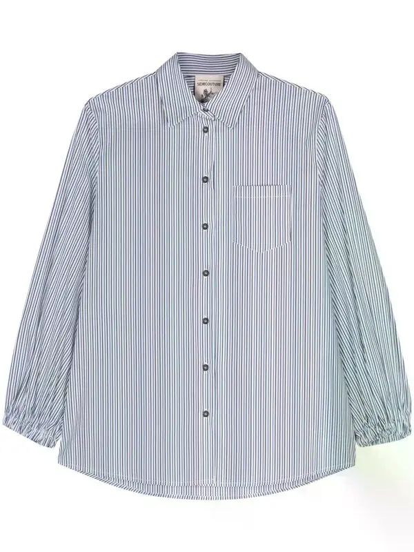 SEMICOUTURE Striped Poplin Shirt
