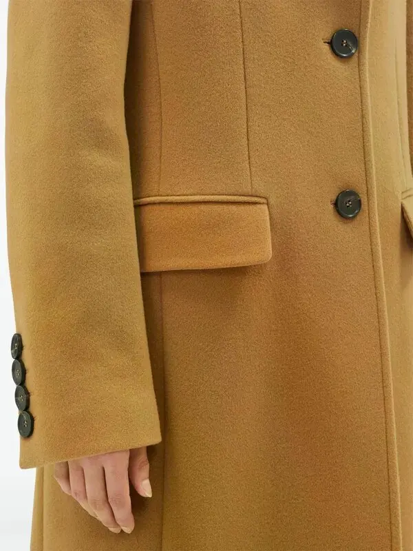 MSGM Notched-lapel Button-fastening Coat