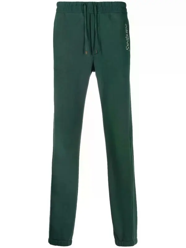 Saint Laurent Logo-embroidered Drawstring Track Pants