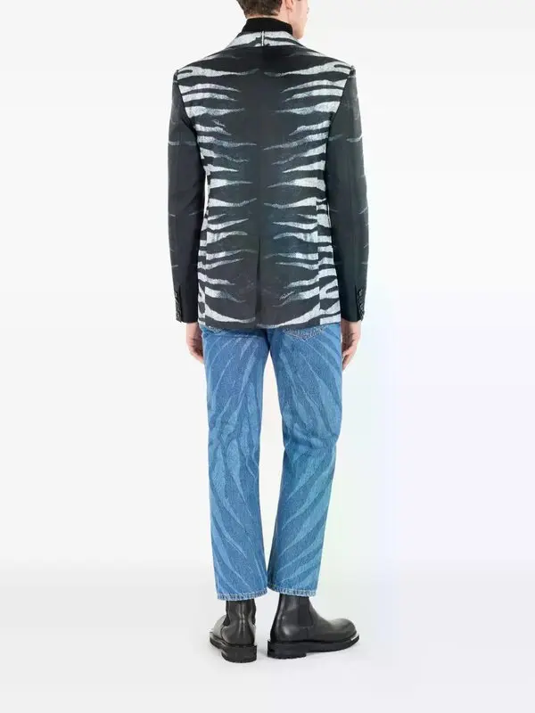 Roberto Cavalli Zebra-print Blazer