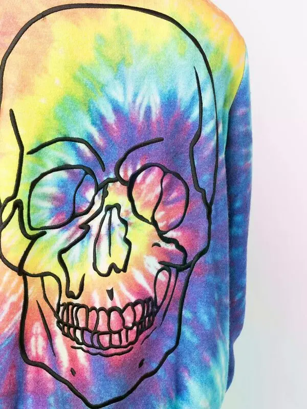 Philipp Plein Skull Tie-dye Sweatshirt