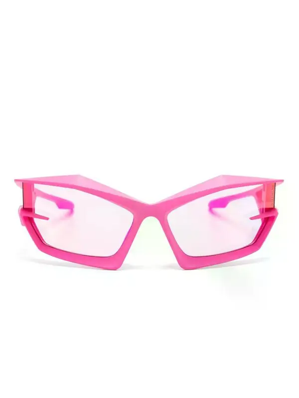 Givenchy Rectangle-frame Tinted Sunglasses - Pink