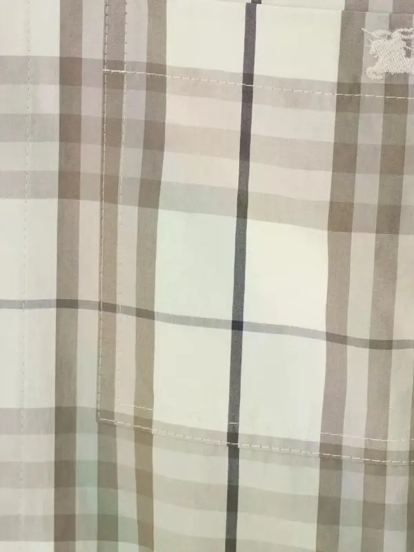 Burberry Checked Shirt Dress