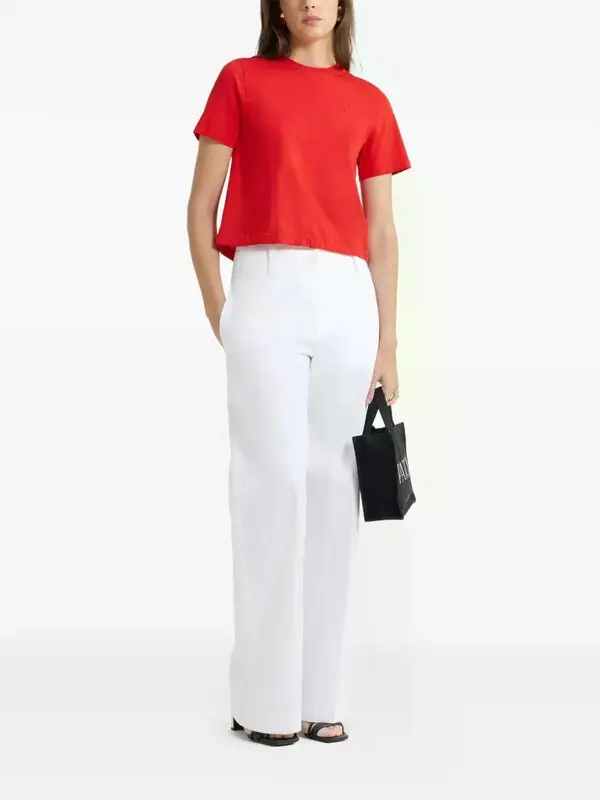 PATOU Open-back T-shirt - Red