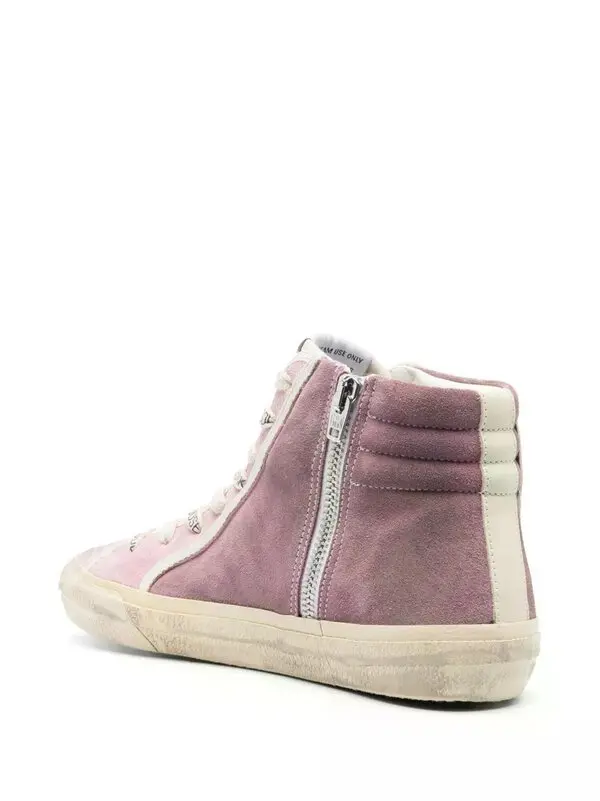 GOLDEN GOOSE Slide High-top Suede Sneakers