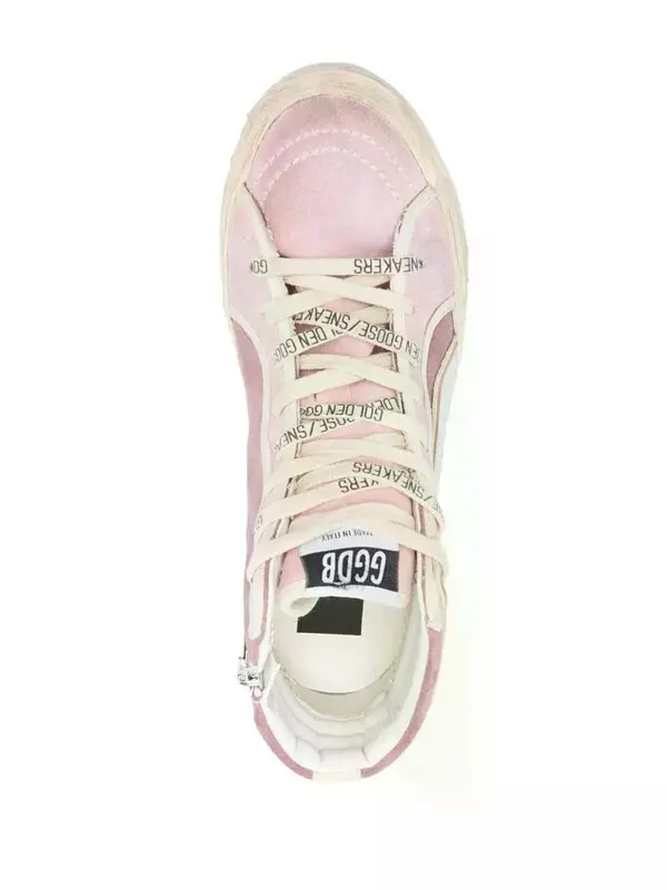 GOLDEN GOOSE Slide High-top Suede Sneakers
