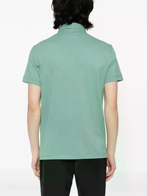 TOM FORD Short-sleeved Polo Shirt - Green