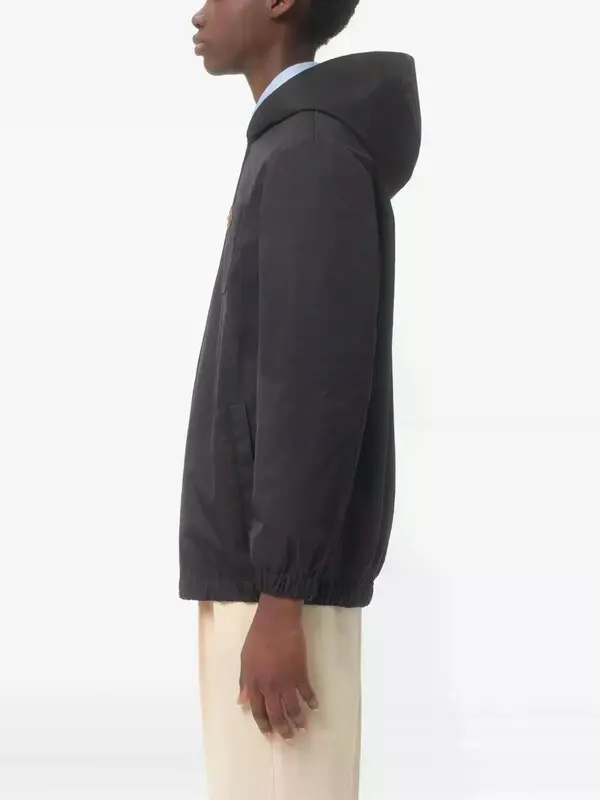 Valentino Garavani Vlogo-patch Hooded Jacket
