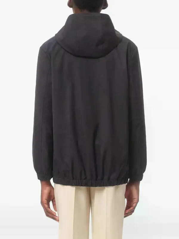 Valentino Garavani Vlogo-patch Hooded Jacket