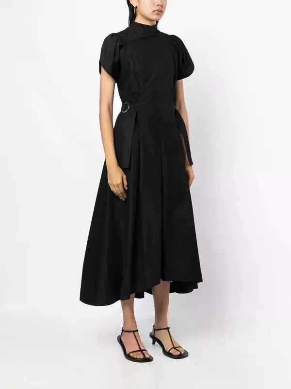 3.1 Phillip Lim High-neck Flared Midi Dress