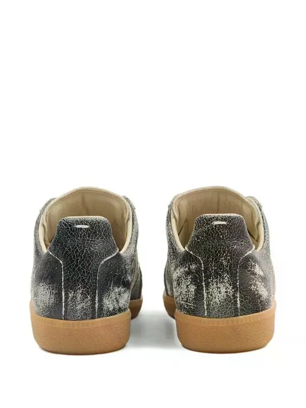 MAISON MARGIELA Replica Lace-up Sneakers - Black