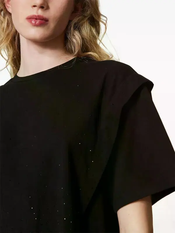 TWINSET Rhinestone-embellished T-shirt