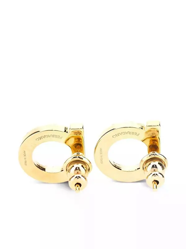 FERRAGAMO Embellished Gancio Earrings