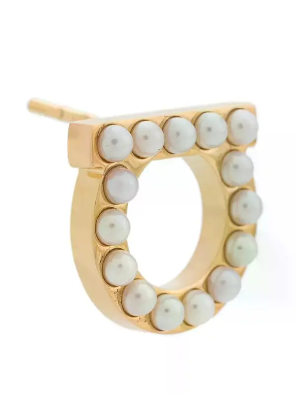 FERRAGAMO Embellished Gancio Earrings