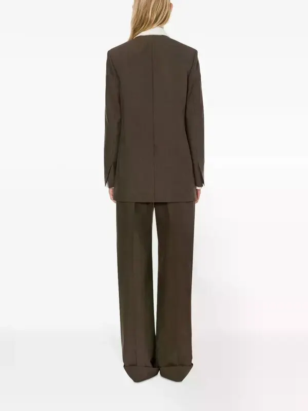 Philosophy Di Lorenzo Serafini Lapel-less Double-breasted Blazer