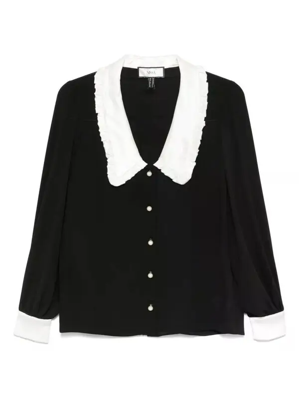 NISSA Contrasting-trim Shirt